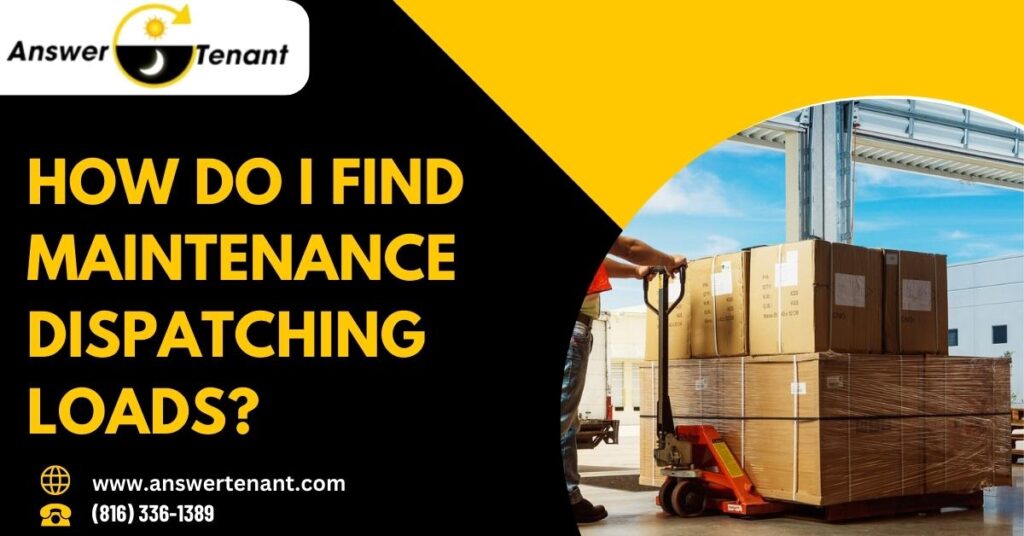 What is Maintenance Dispatching Information